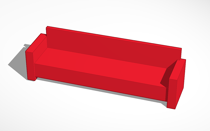 3d Design Copy Of Fab Sofa Tinkercad