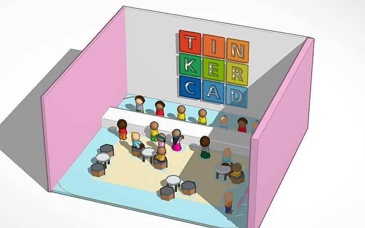 3D design Tinkercad Library (Food Court) | Tinkercad