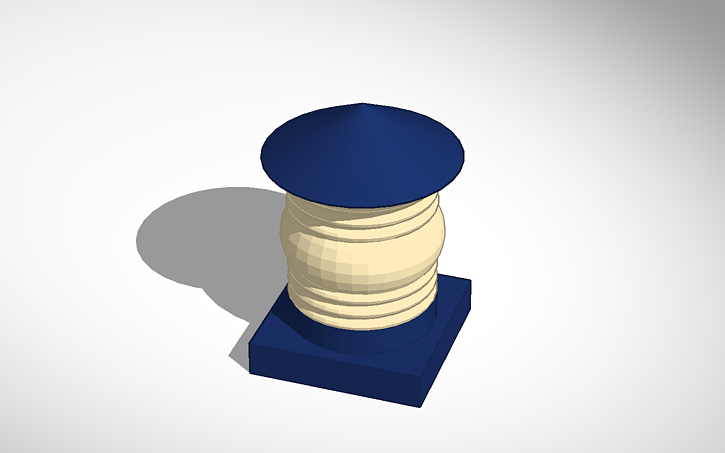 3D design Tardis Lantern | Tinkercad
