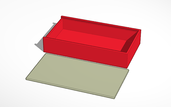 3D design caja - Tinkercad