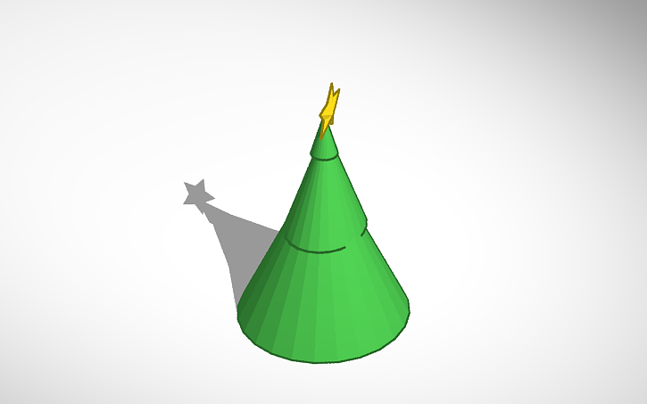 3D design sapin de noel - Tinkercad