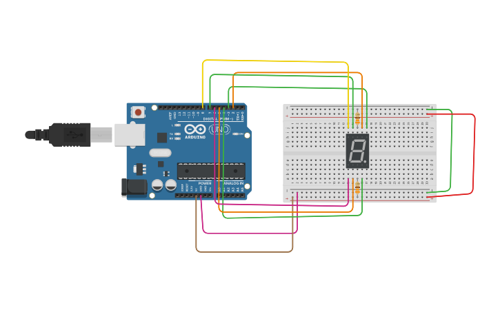 Circuit design EJERCICIO 8 | Tinkercad