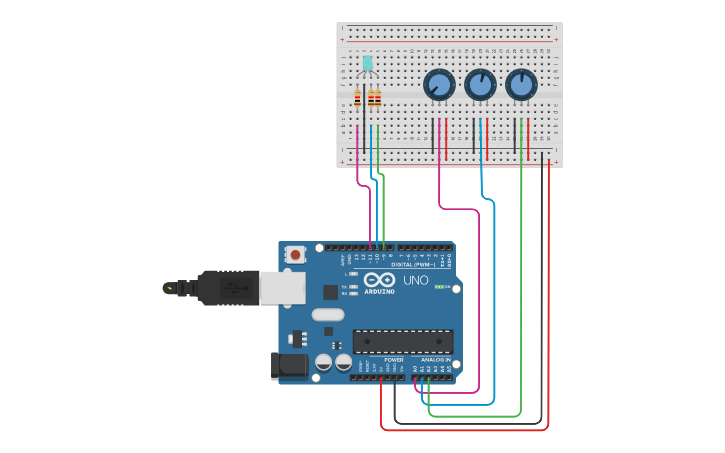 Circuit design semana 3 pratica 3 | Tinkercad