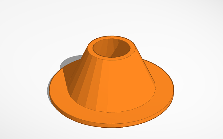 3D design Cone extruder - Tinkercad
