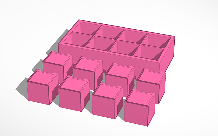 3D design Doll Shelf - Tinkercad
