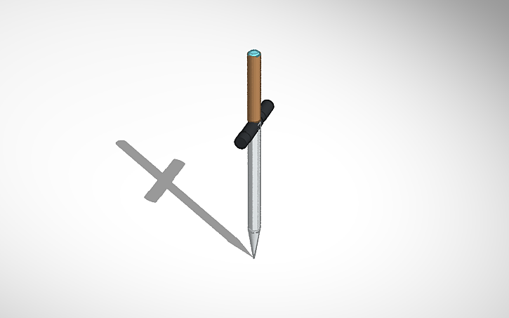 3D design sword of tinker - Tinkercad