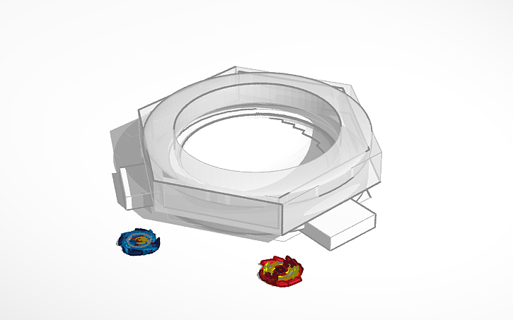3D design Beyblade Burst REVOLUTION (Revolt Battle set) - Tinkercad
