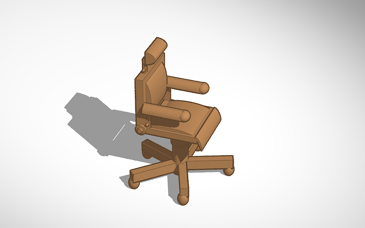 3D design comfortable chair | Tinkercad