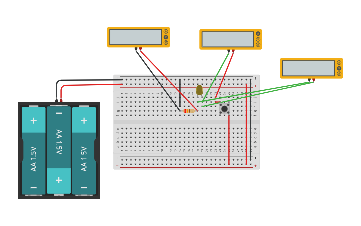 Circuit design Circuito para encender un led con pulsador - Tinkercad Circuit design Circuito para encender un led con pulsador - Tinkercad