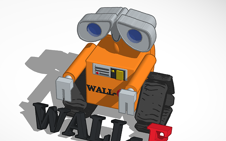 3D design WALL-E - Tinkercad