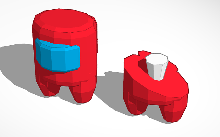 3d Design Among Us Character Tinkercad