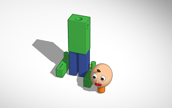 3D design BALDI ACTION FIGURE - Tinkercad