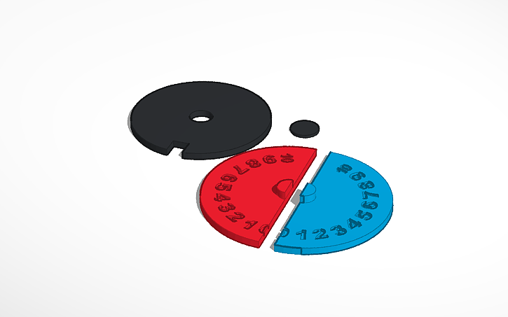 3D design Digimon Counter Disassembled | Tinkercad