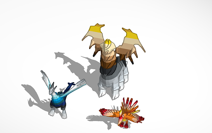 3d Design Gradient Pokemon Tinkercad