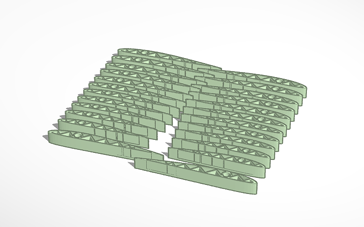 3D design Selig 3021 wing spar set and single spars (Resizable) - Tinkercad