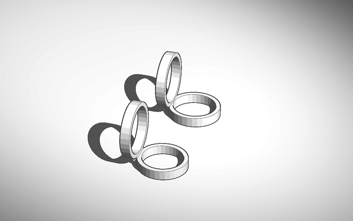 3D design Hypermobile Splint ring wijs en ringvinger | Tinkercad