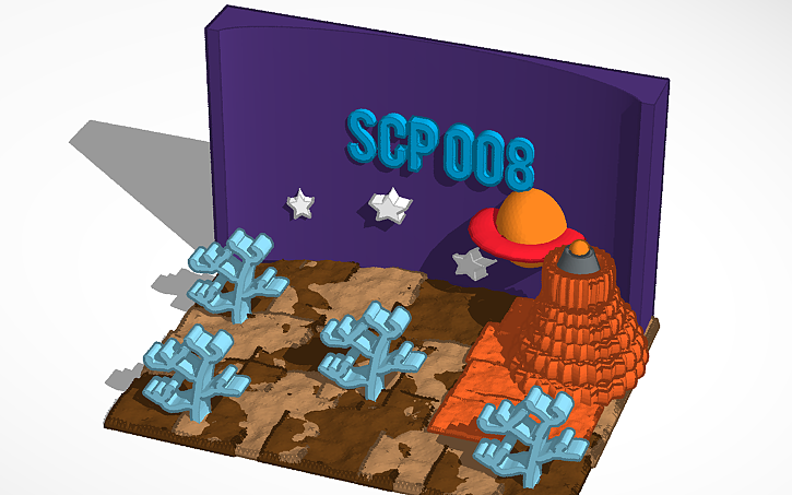 3D design База SCP 008 - Tinkercad