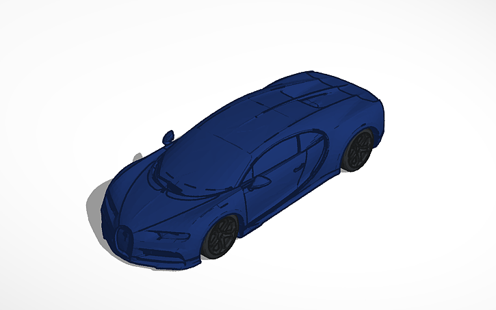 3D design Bugatti Chiron SuperSport 300 + - Tinkercad