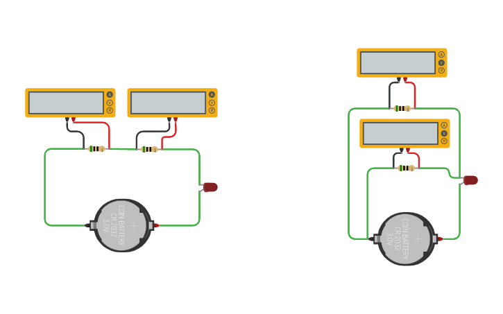 Circuit Design Series And Parallel Tinkercad