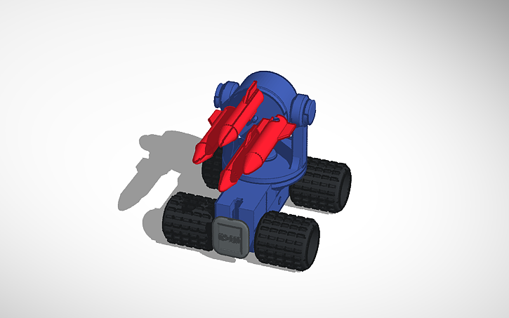 3D design Rocket Launcher - Tinkercad