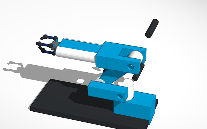 3D design robot hand - Tinkercad