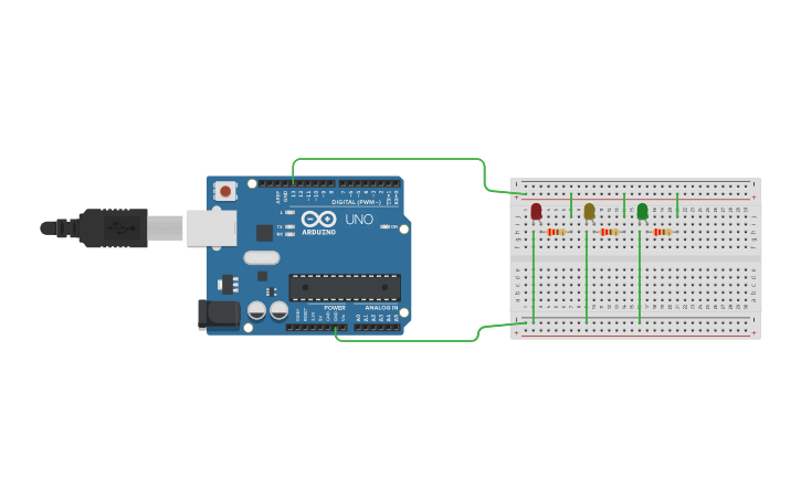 Circuit design CIRCUITO EN SERIE - Tinkercad
