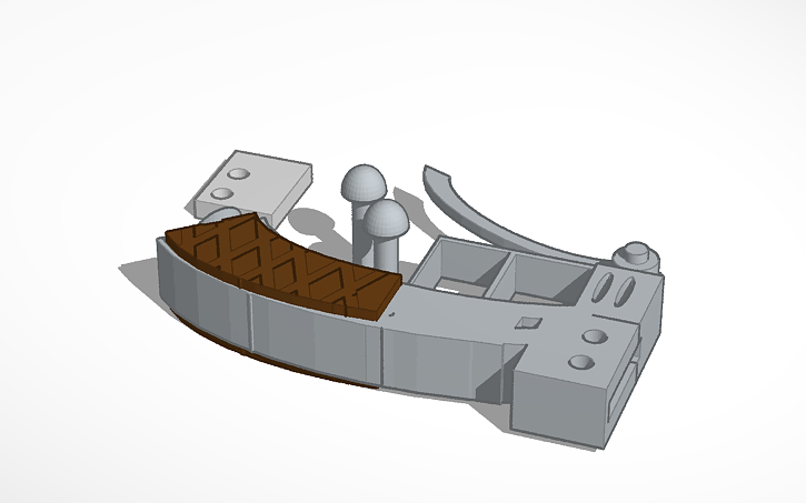 3D design Attack on Titan Sword Handle #attackontitan - Tinkercad