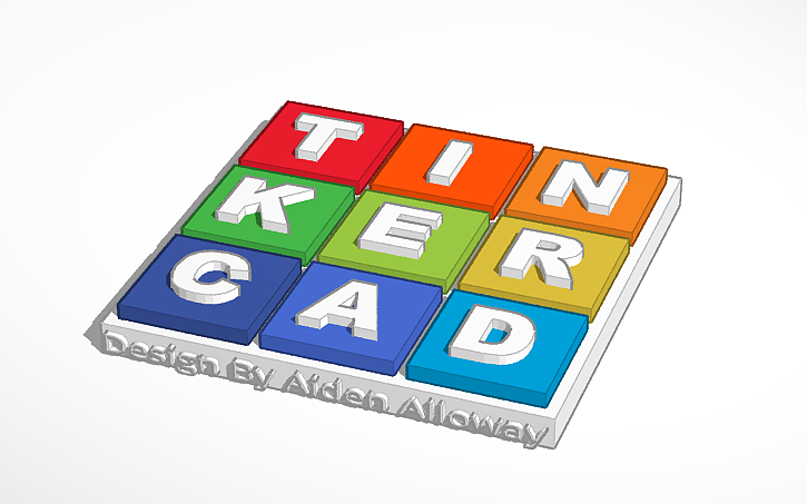 3D design Tinkercad Logo - Aiden Alloway | Tinkercad