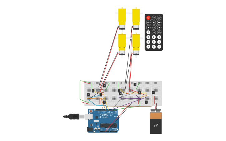 Circuit design combined v2 - Tinkercad