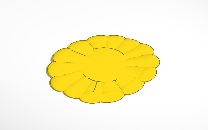 3D design Sunflower - Tinkercad
