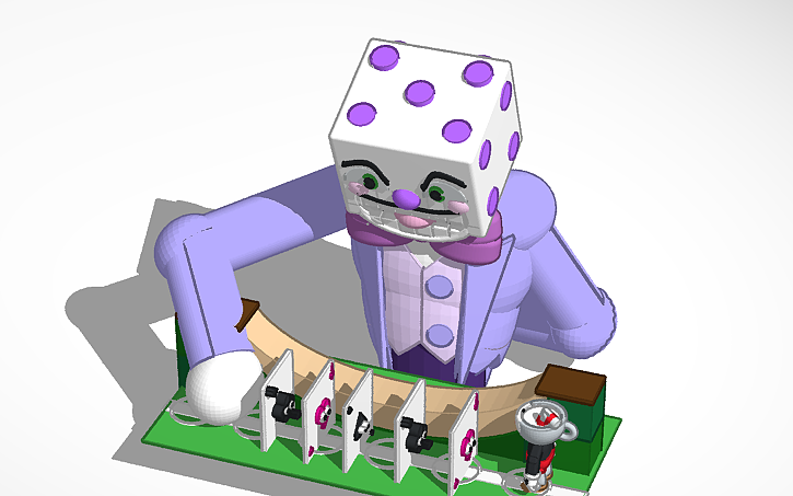 3D design King Dice battle 3.0- Cuphead - Tinkercad