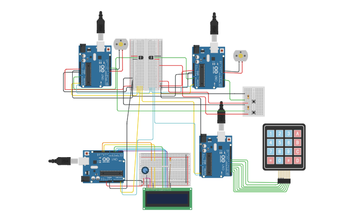 Circuit design Examen practico final | Tinkercad