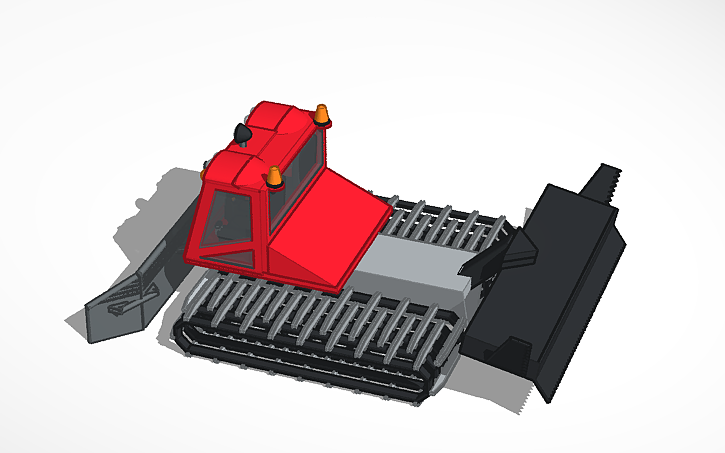 3D design Snowcat (My Own Track Design) - Tinkercad