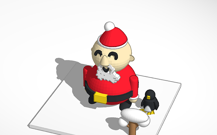 3D design santa timmmmmeeee! | Tinkercad