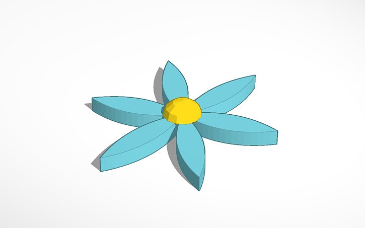 3D design Flower - Tinkercad