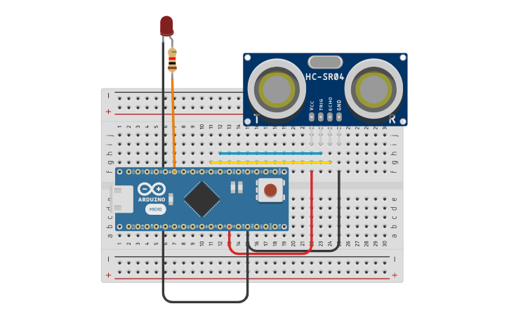 Circuit design NANO - Tinkercad