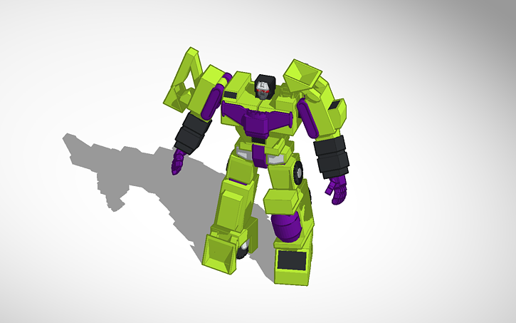 3D design Transformers Constructicon Combiner Devastator | Tinkercad