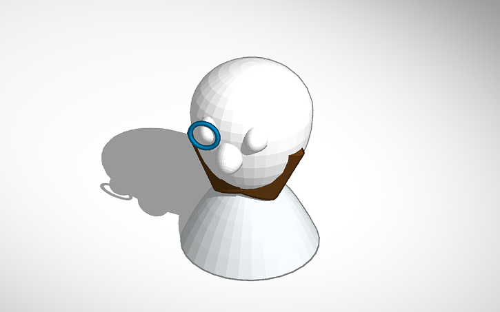 3D design head figure | Tinkercad