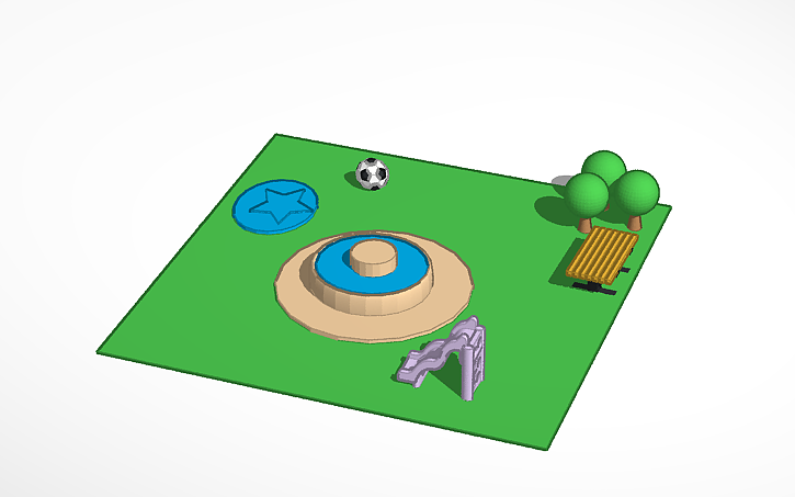 3D design parque | Tinkercad