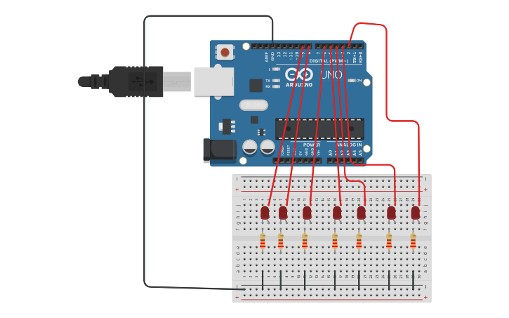 Circuit Design Arduino Random Circuit 2 Tinkercad 2077