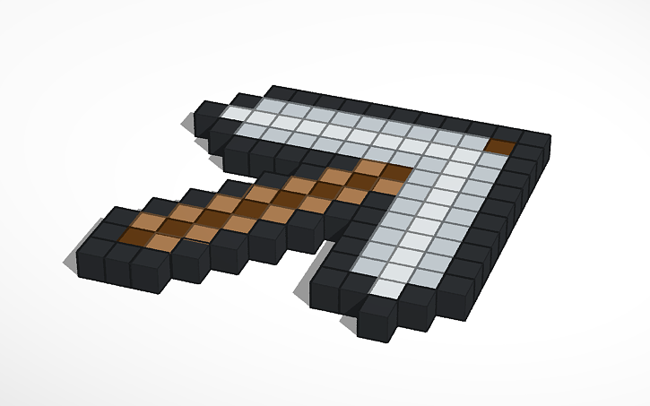 3D design iron pickaxes | Tinkercad