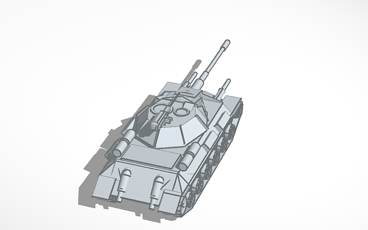 3D design Tank | Tinkercad