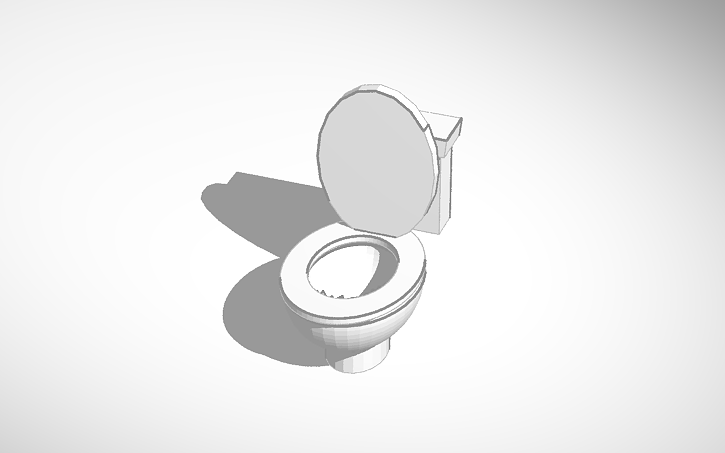 3D design Toilet - Tinkercad