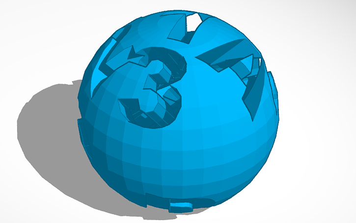 3D design ball - Tinkercad