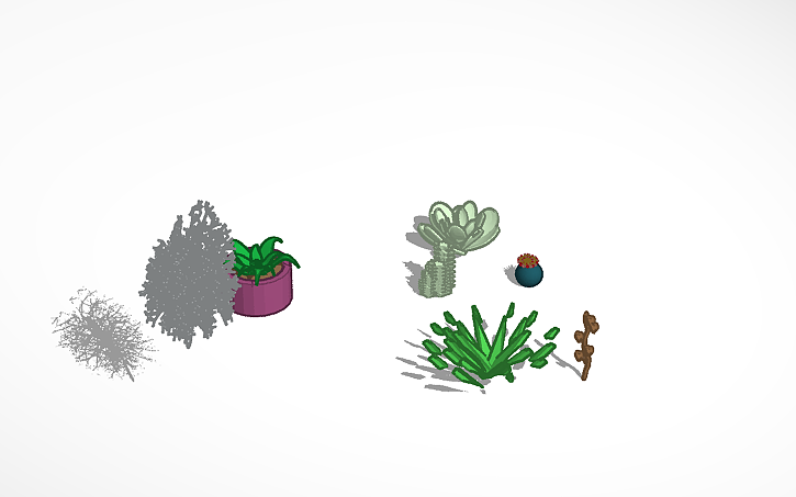 3D design plants - Tinkercad