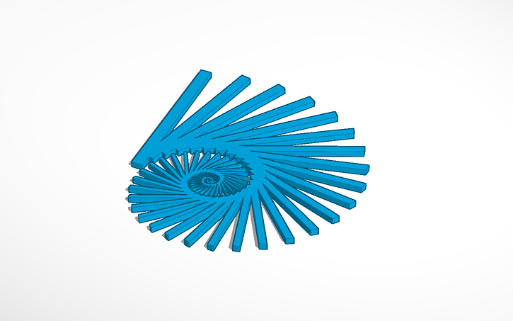 3D design Line Spiral from recursivedrawing.com | Tinkercad
