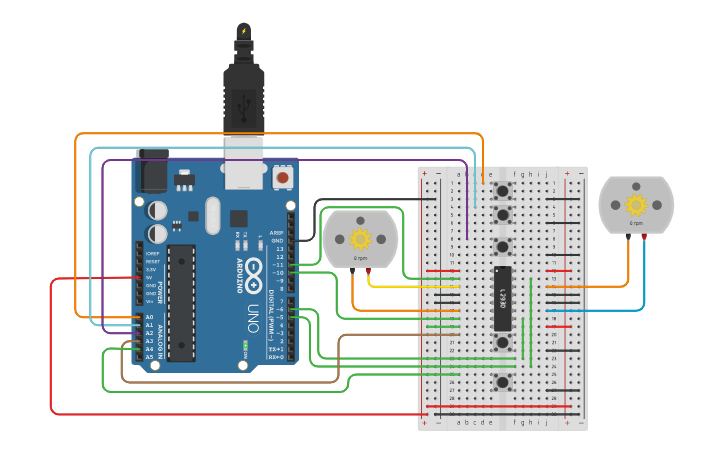 Circuit design Toy Truck | Tinkercad