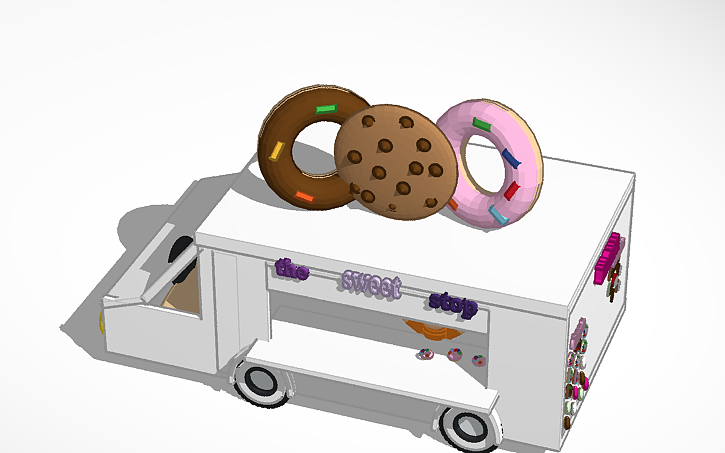 3D design food truck - Tinkercad