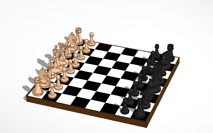 3D design Chess Board | Tinkercad