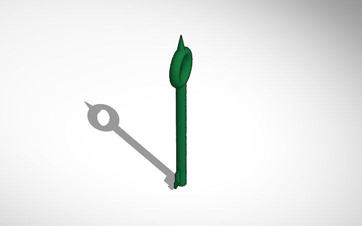 3D design skeleten key - Tinkercad